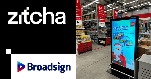 Zitcha and Broadsign partner to drive global in-store retail media market