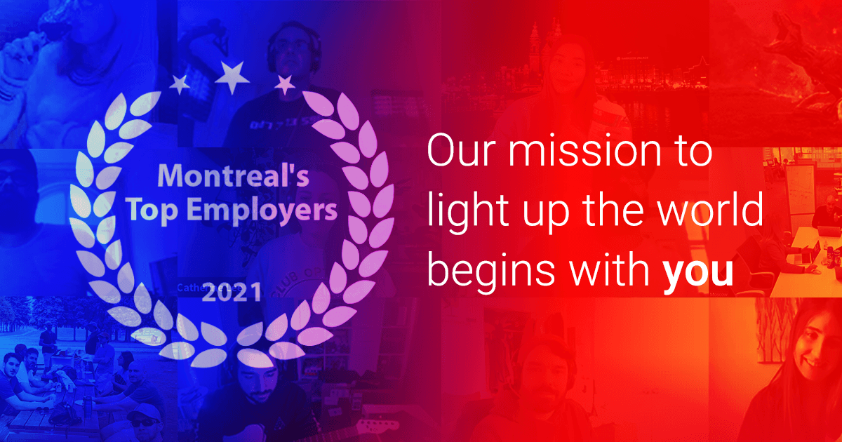 Looking back as we’re named a top Montreal employer in 2021