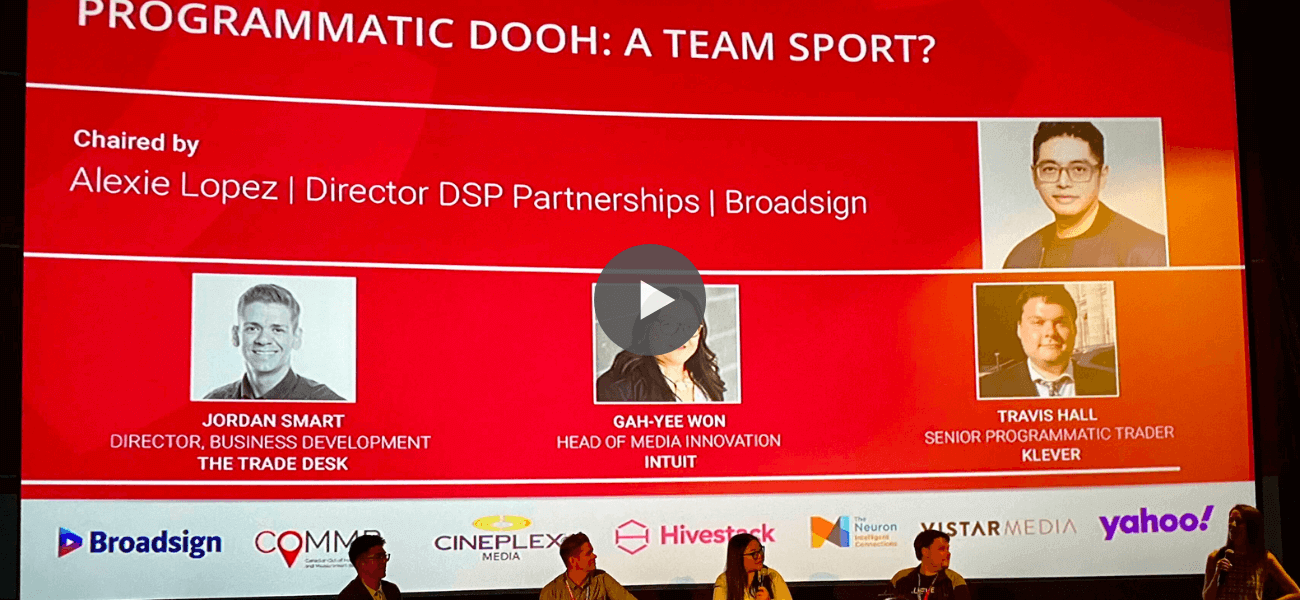 Programmatic DOOH: A Team Sport? | AdTech Toronto 2022 Panel