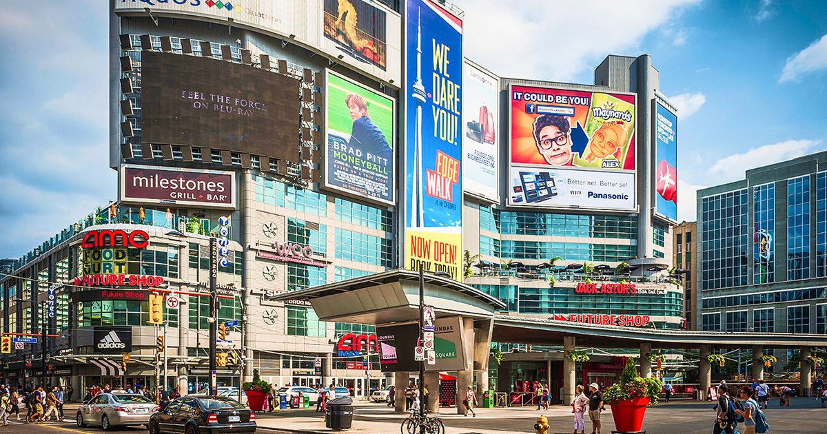 Targeted Advertising in Toronto | Broadsign Billboard & OOH Packages