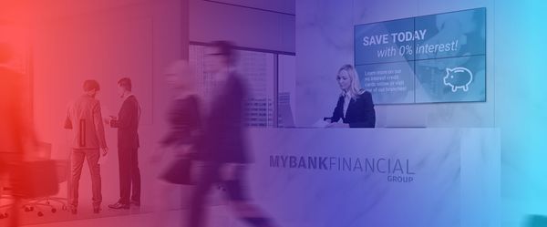 Digital Signage in Banking | Broadsign