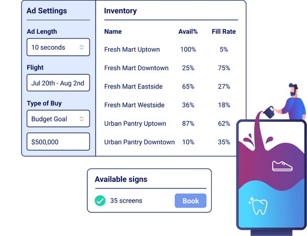 The platform that powers in-store ads | Broadsign