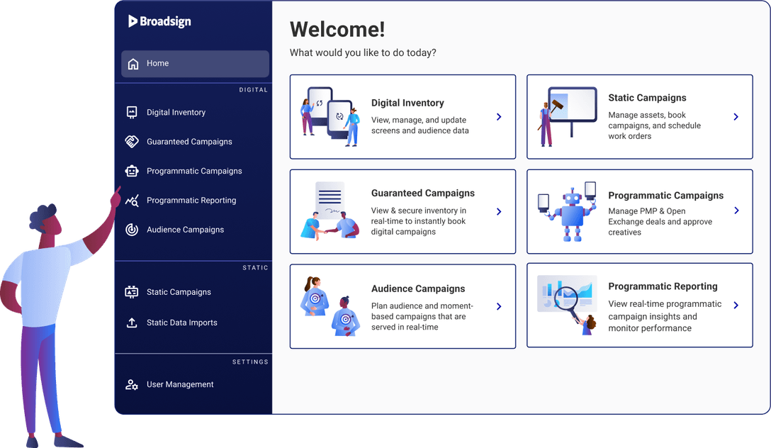 The platform that powers out-of-home | Broadsign